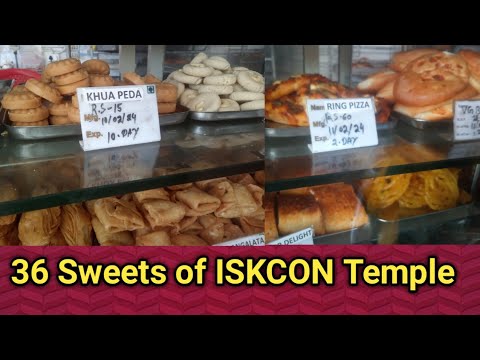 Food of India | 36 Sweets Bhoga Snacks Cookies of Iskcon Temple ...