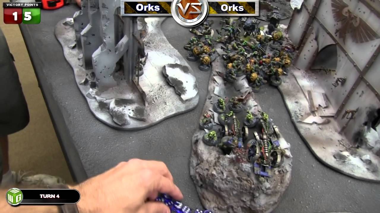 Orks vs Orks Warhammer 40k Battle Report - Jay Knight Batrep Ep 33 part ...