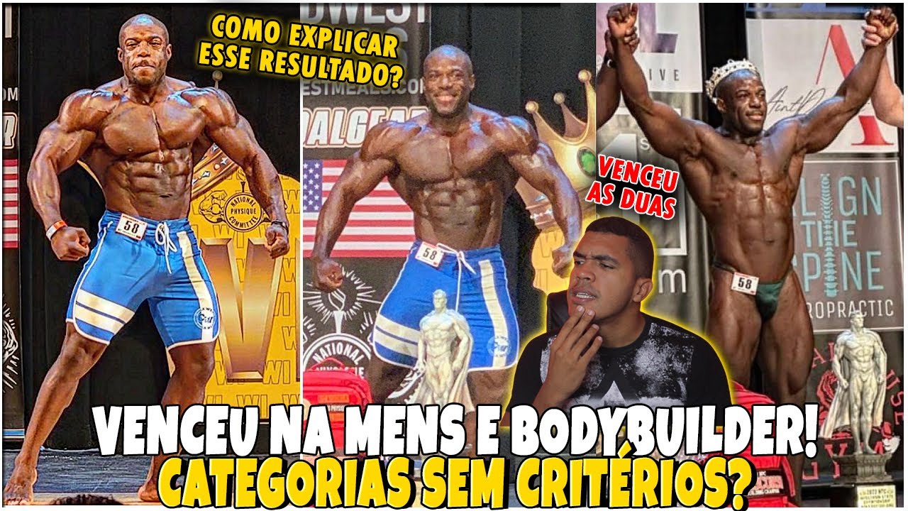 COMO PODE ELE SER CAMPEÃO NA BODYBUILDER E NA MENS PHYSIQUE NO MESMO ...