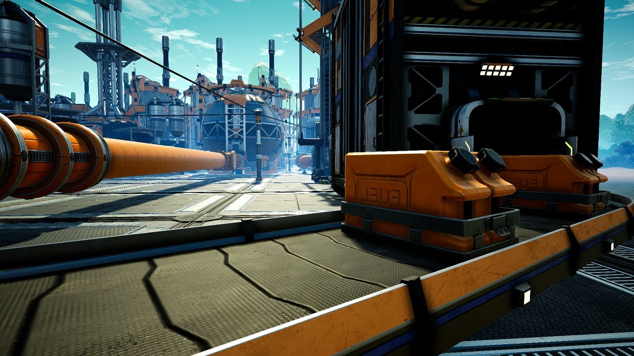 Satisfactory #17 - Jetpack i lotnisko! (znikająca kapsuła) - YouTube