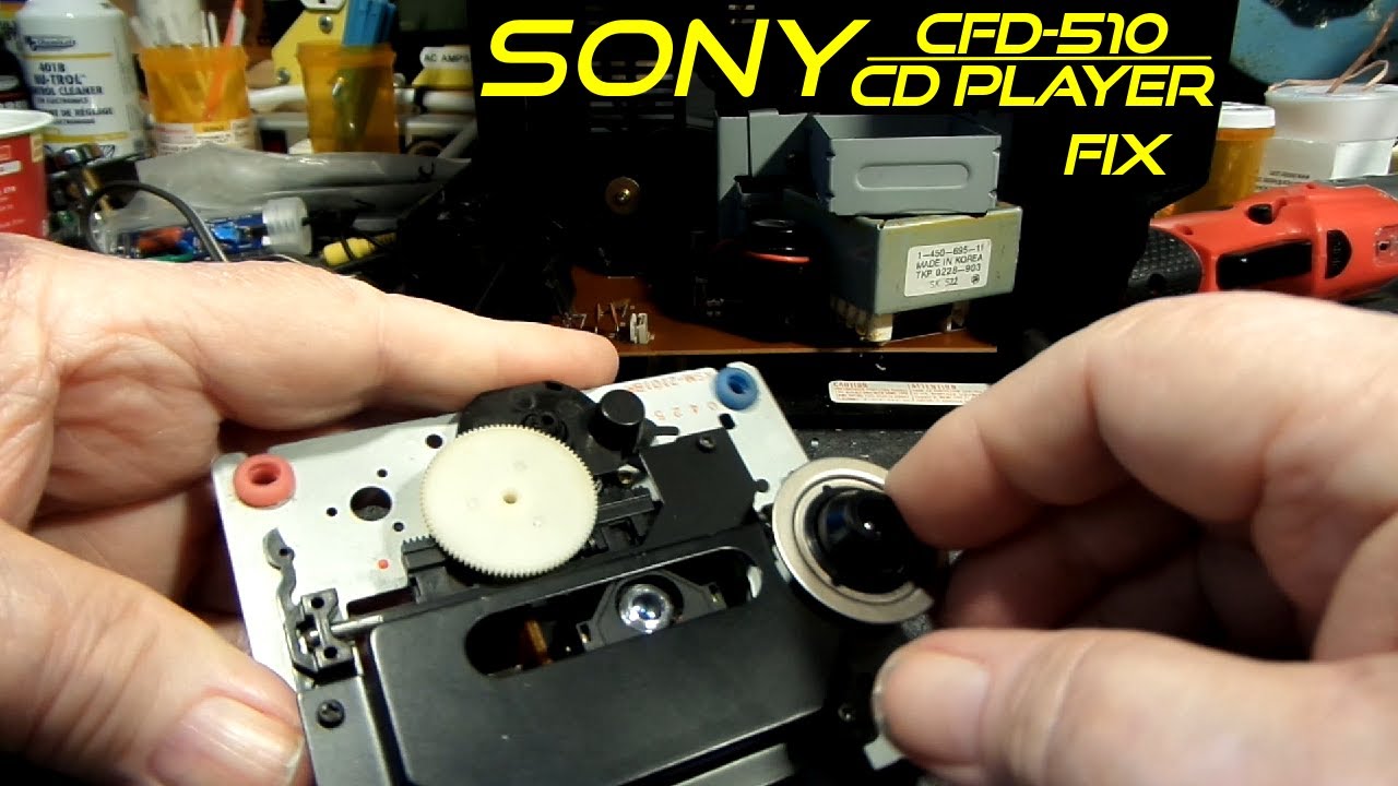 Sony CFD-510 - CD Fix and Demo - YouTube