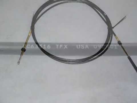 Teleflex Throttle and Shift Cable For Sale - YouTube