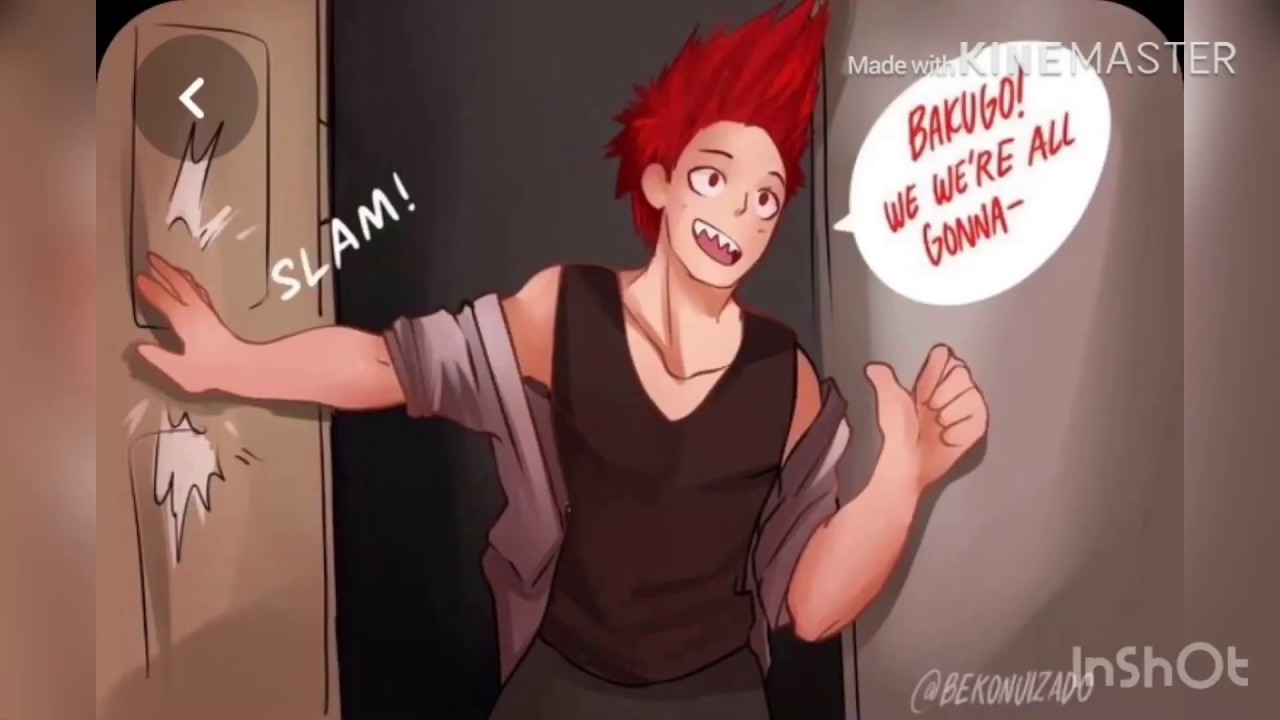 My hero Academia comic Bakugou room - YouTube