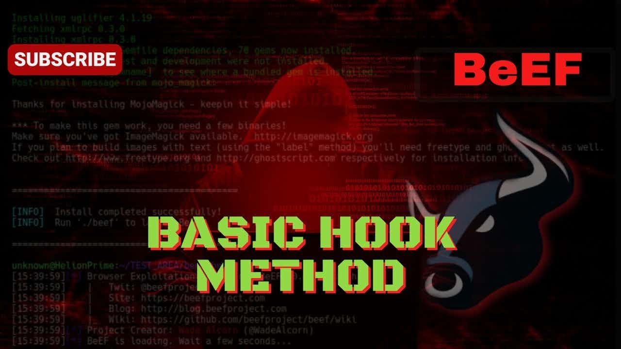 BEEF-Basic Hook Method - YouTube