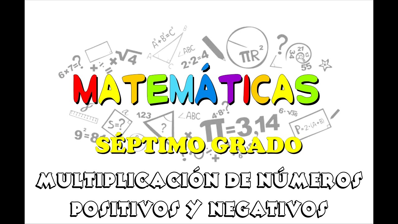 Matemáticas séptimo Multiplicación - YouTube