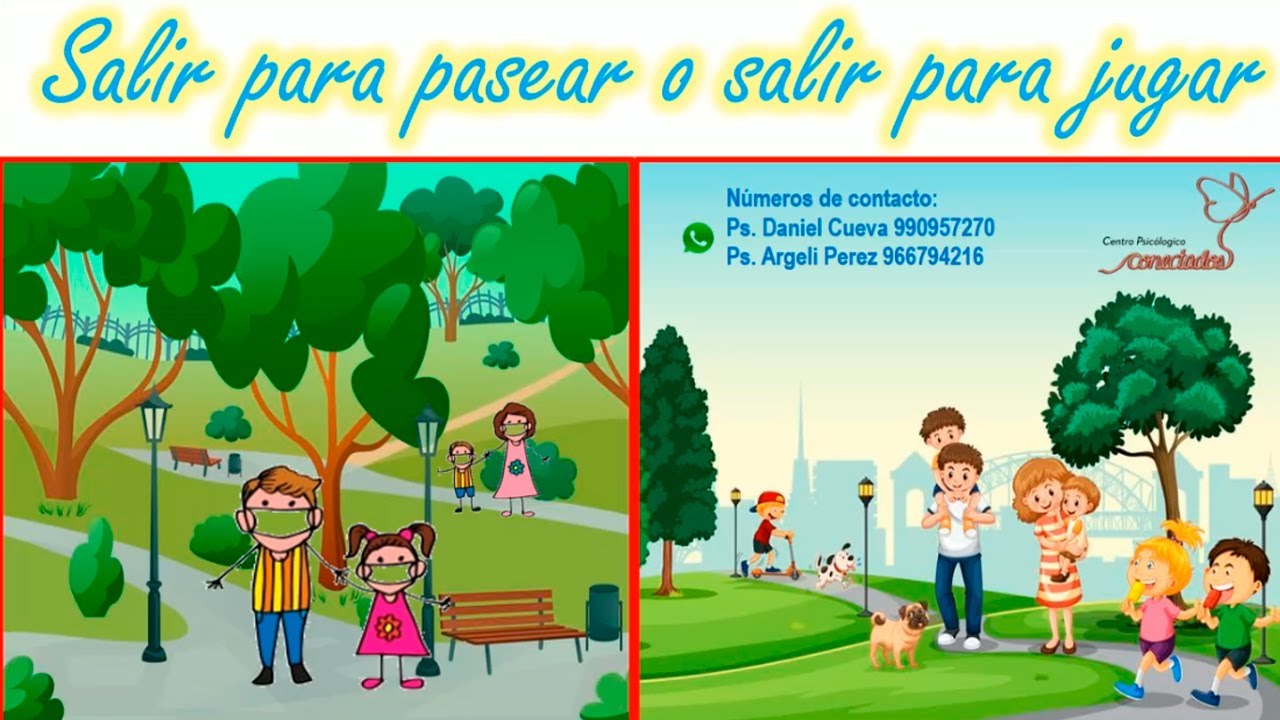 Salir para Pasear o Salir para Jugar - YouTube