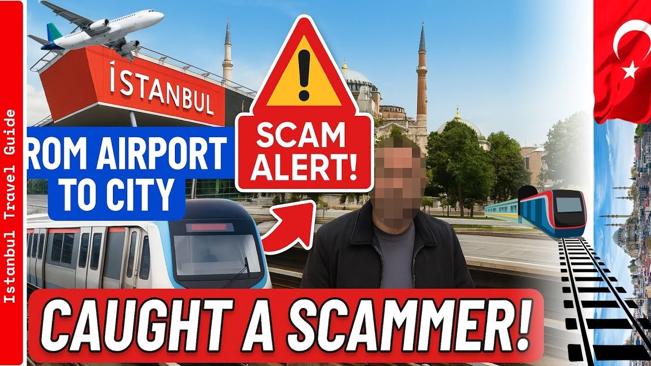 Actual Scammer Caught on Camera, Complete Metro Guide Istanbul Airport ...