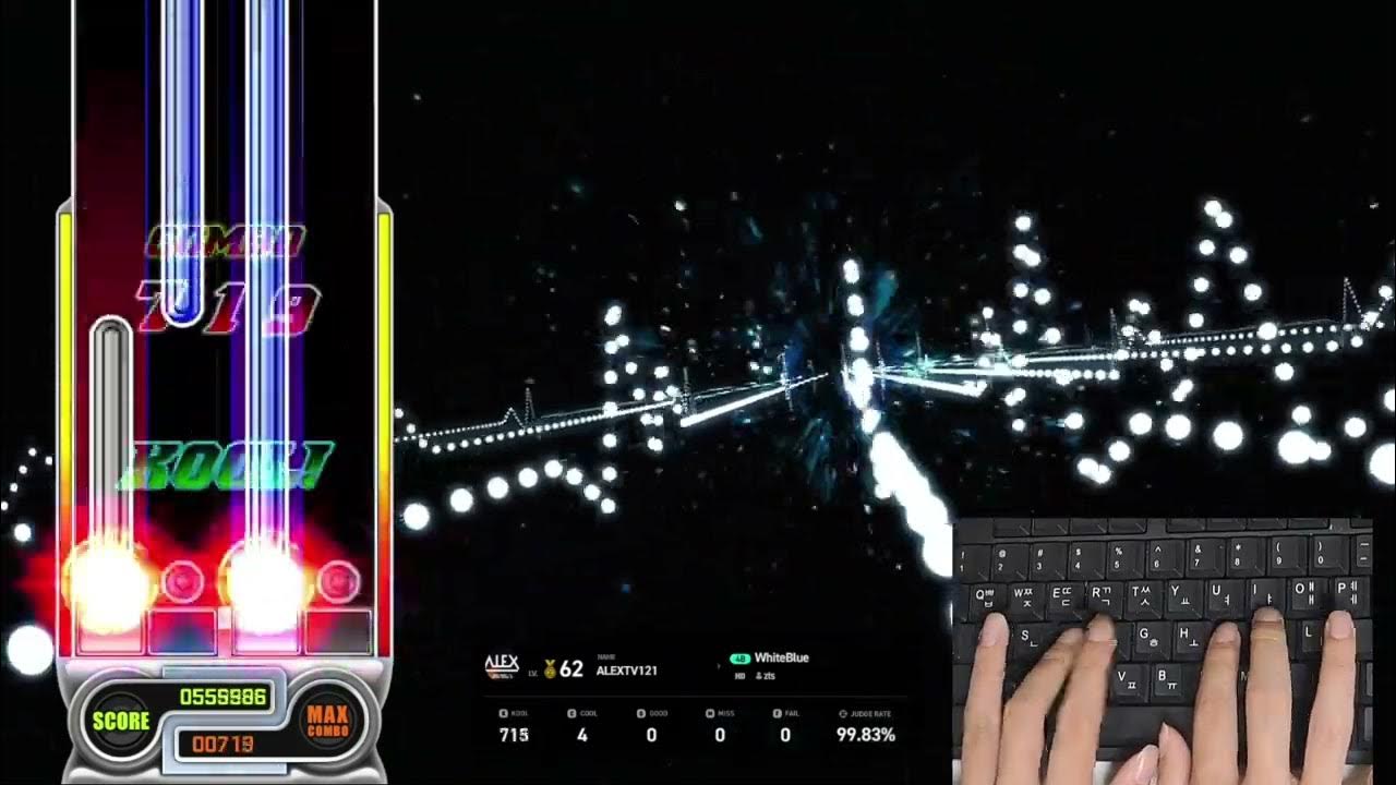 [EZ2ON REBOOT : R | 4B] WhiteBlue [HD 14] 109.8 [All Cool] [EZ2ON CONTROLLER vs COMPUTER ...