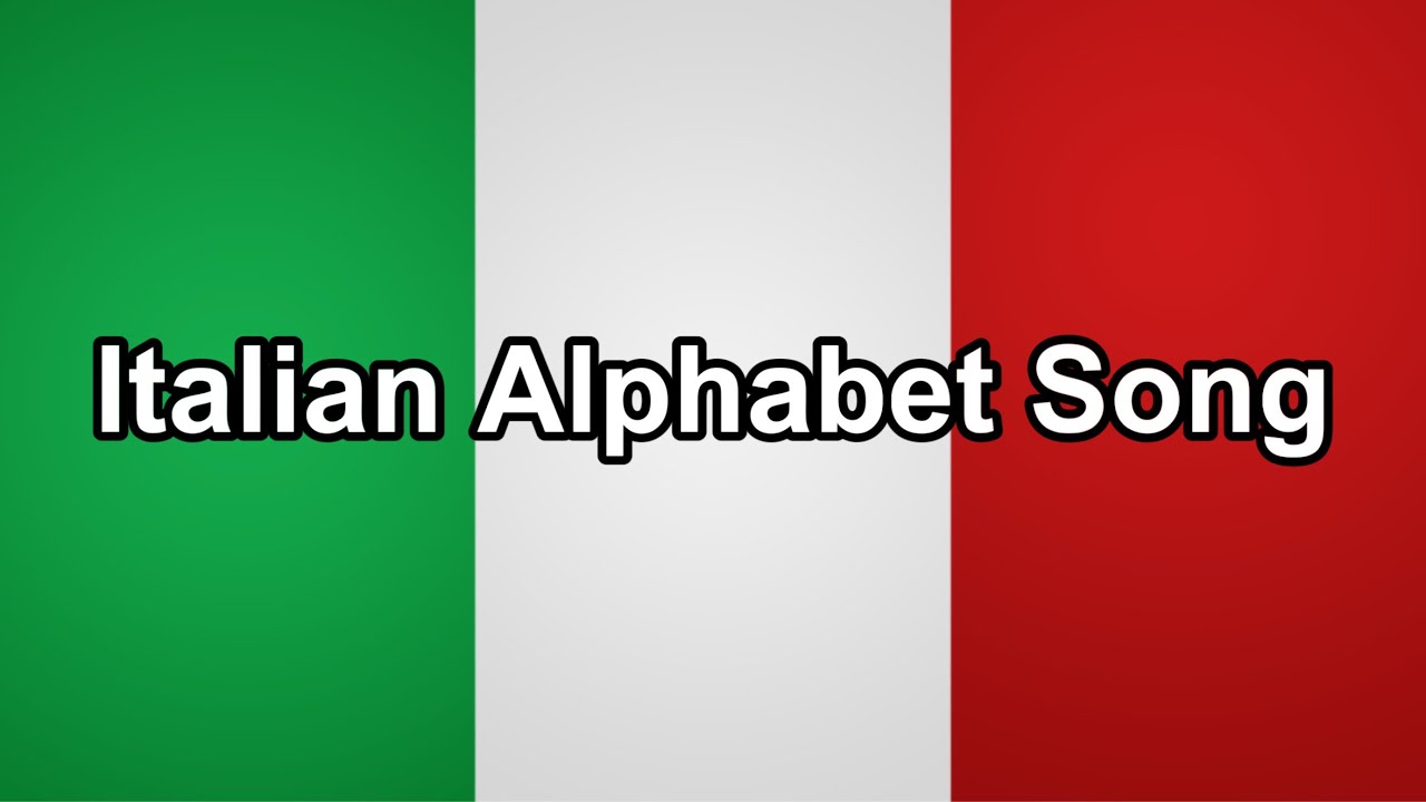 Italian Alphabet Song - YouTube