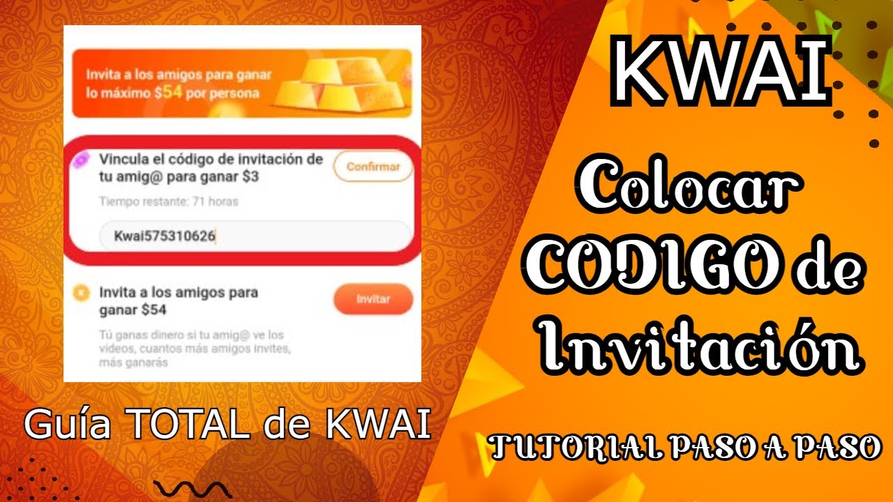 No APARECE CODIGO de INVITACIÓN en KWAI(SOLUCIÓN)🔶 Cómo colocar Código ...