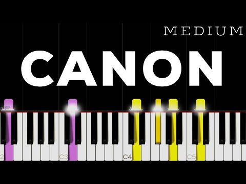 Canon In D - Pachelbel Arr. Edwin Mclean | MEDIUM Piano Tutorial