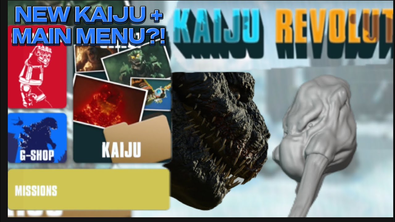 New Kaiju Revolution Kaiju Leaks + Main Menu! - YouTube