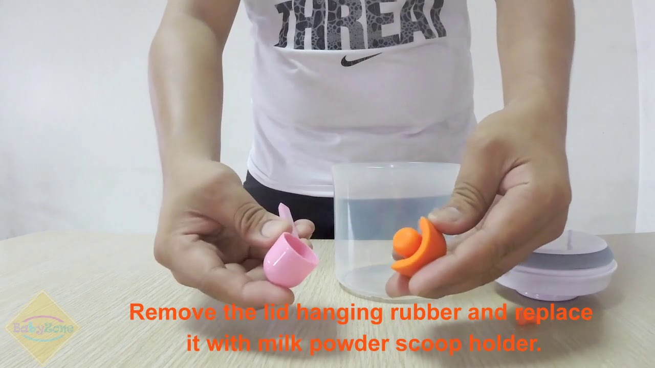 How to Attach Scoop Spoon Holder - YouTube