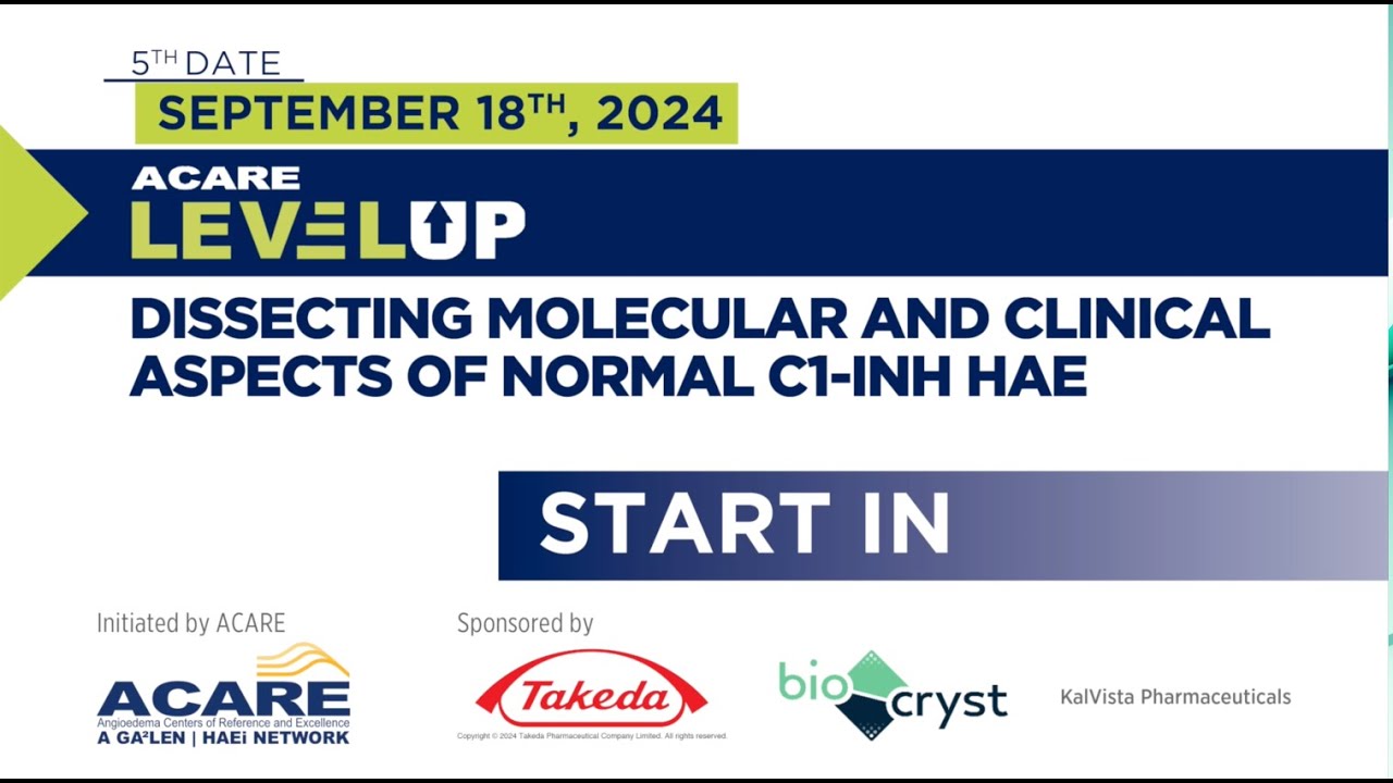 ACARE LevelUp Webinar: DISSECTING MOLECULAR AND CLINICAL ASPECTS OF ...