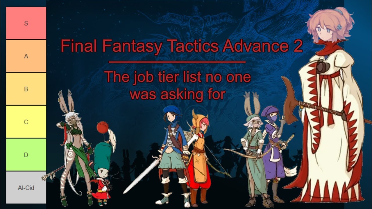 FFTA2 Jobs Tier List - 15 Years of Playtesting in 2 Hours of Video ...