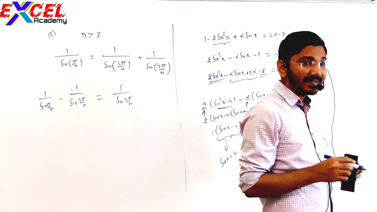 Trigonometric Eq. JEE Problems...1 - YouTube