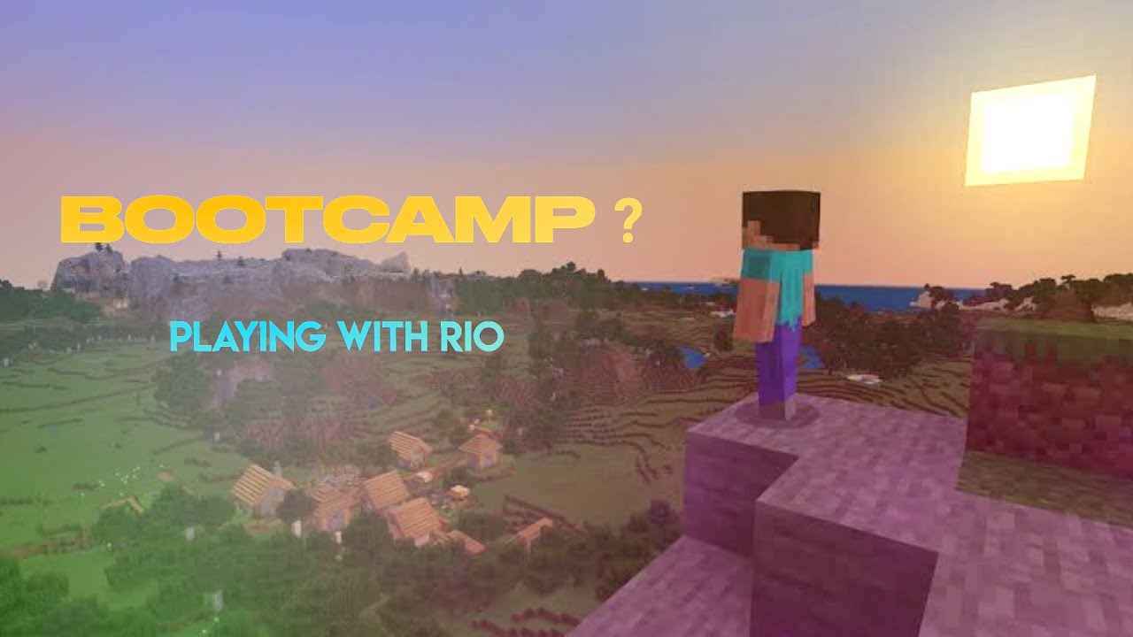 BUILDING BOOTCAMP WITH RIO - MINECRAFT LIVE STREAM - YouTube