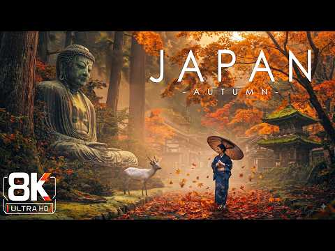 Japonya Sonbaharı 8K UHD – Canlı Sonbahar Renkleri ve Geleneksel Japonya | Rahatlatıcı Müzik