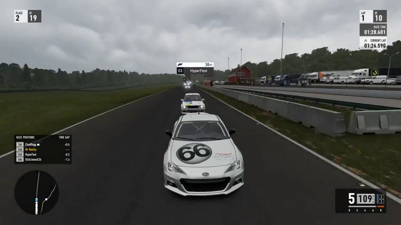 HyperFest Forza C Class @ VIR May 6 2020 - Close Battling for 10 laps ...