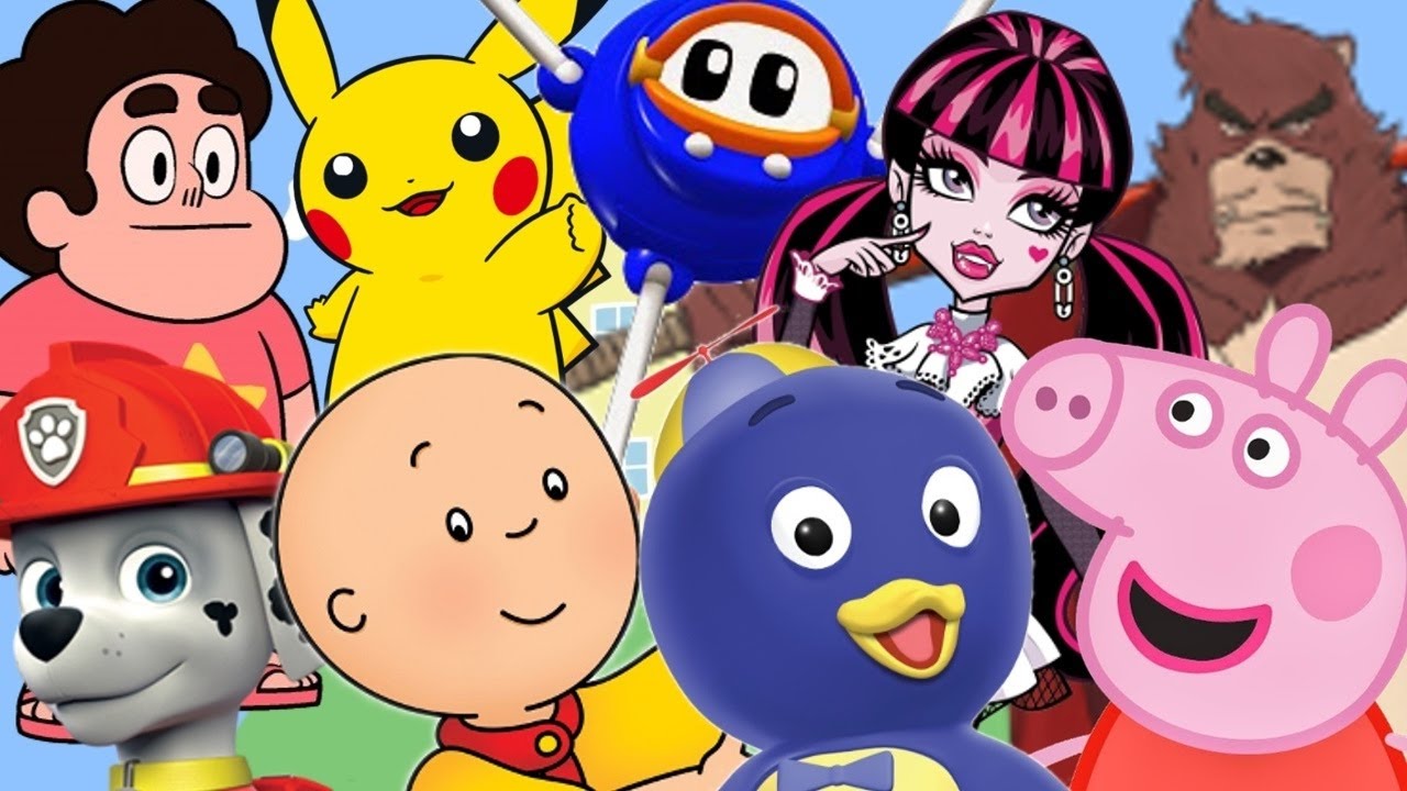 Os Backyardigans em Português Peppa Pig Caillou Patrulha Canina ...