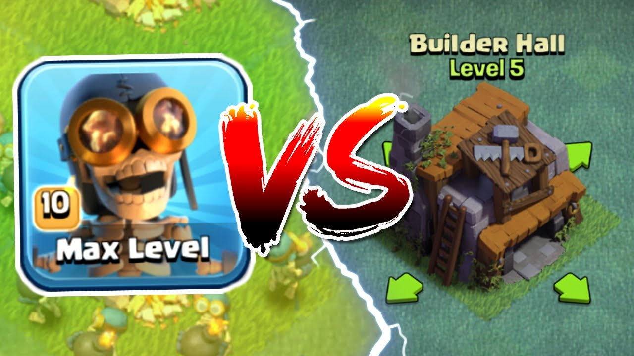 ALL MAX LEVEL BOMBERS vs BUILDERS HALL 5!! - Clash Of Clans GEM TO MAX ...