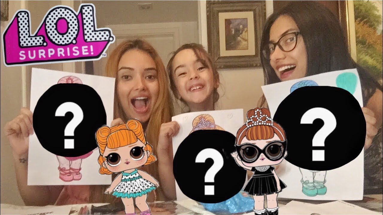 DESAFIO COLORINDO COM 3 CORES - LOL SURPRISE - YouTube