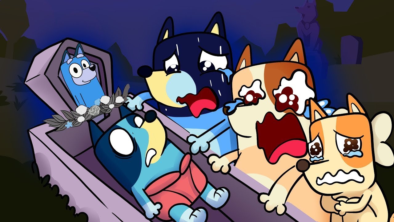 Baby Bluey Happy and Baby Bingo Sad - Sad Story of Bluey | Blueyy ...