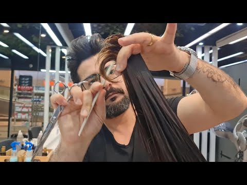 LIVE 🔴 Evde Saç Kesimi: V Kesim mi Düz Kesim mi?