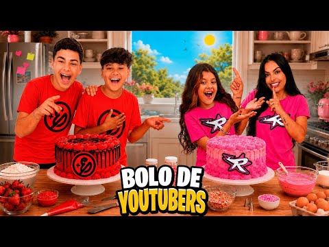 QUEM FIZER O MELHOR BOLO DE YOUTUBERS VENCE 🎂 deu muito ruim! Quem será que ganhou? 