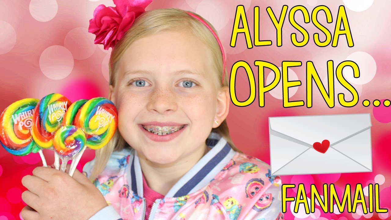 Always Alyssa Fan Mail & Gifts From Fans - YouTube