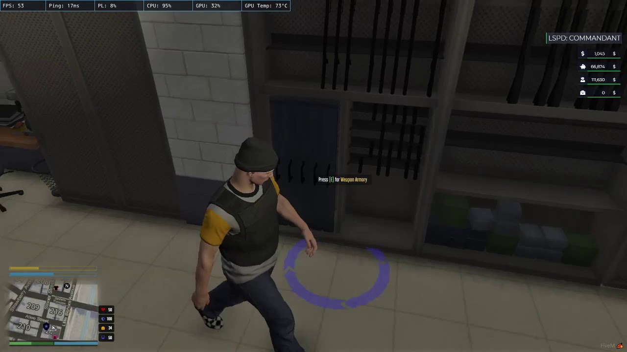 Police Armory Custom|esx_police|fivem scripts|ESX script - YouTube