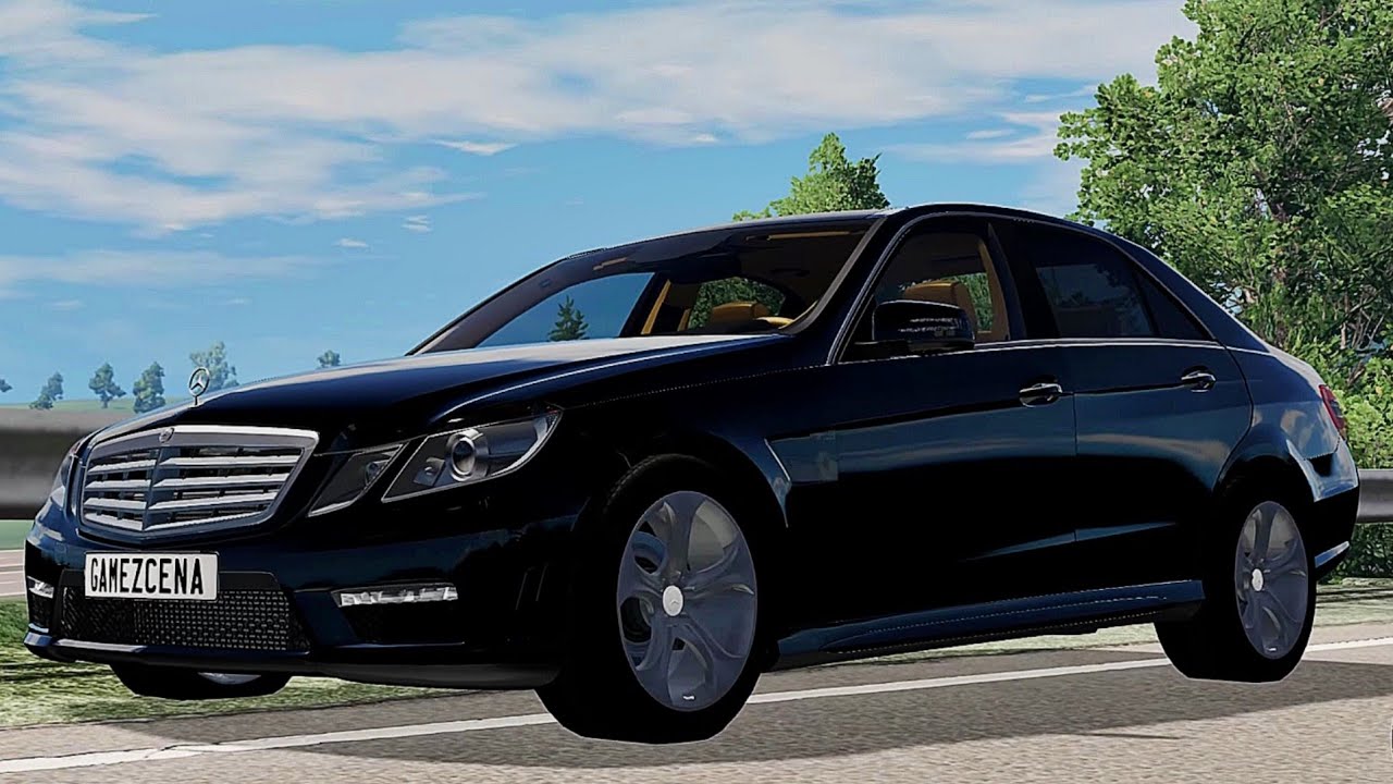 BEST E-CLASS MOD in BEAMNG - Ft. W212 E350 CDI ~ Top Speed - YouTube