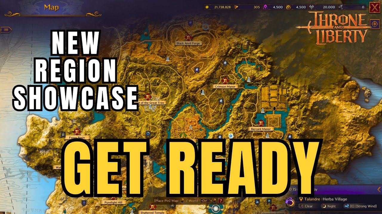 Throne and Liberty - Get Ready For Talandre Update - New Map Showcase ...