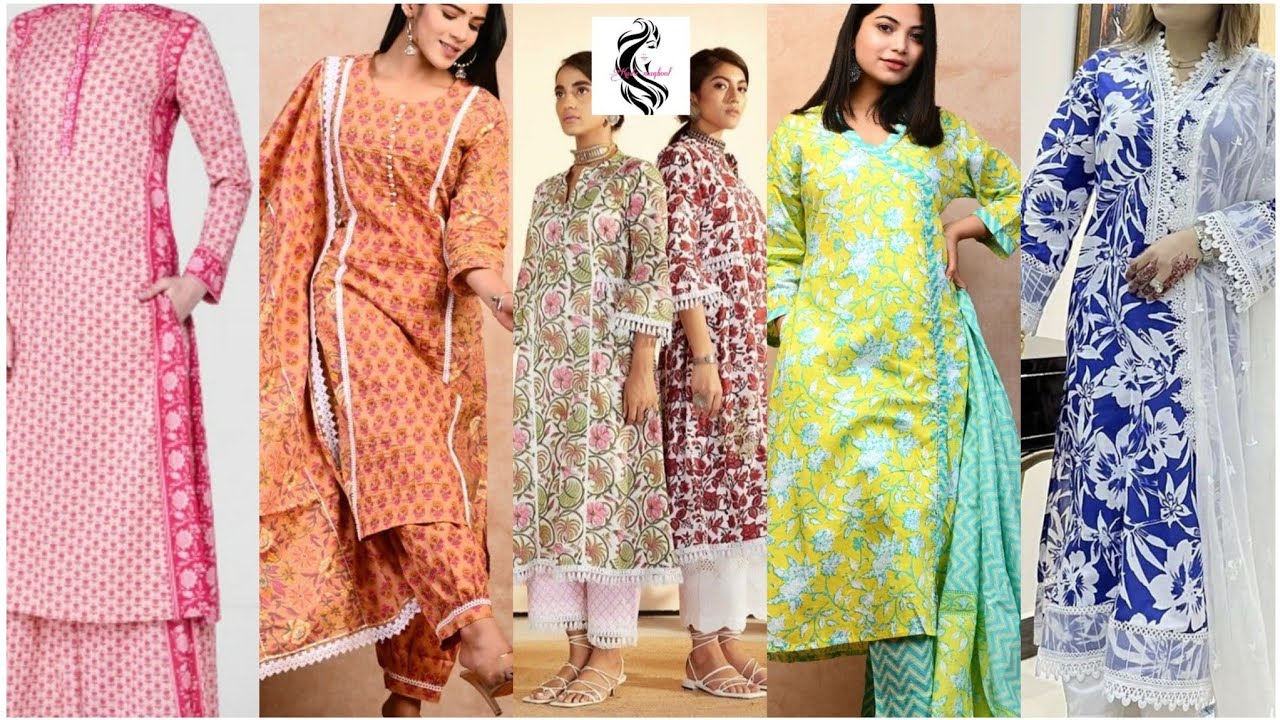 How to make design Printed Summer Casual Dresses Beautiful designing ...