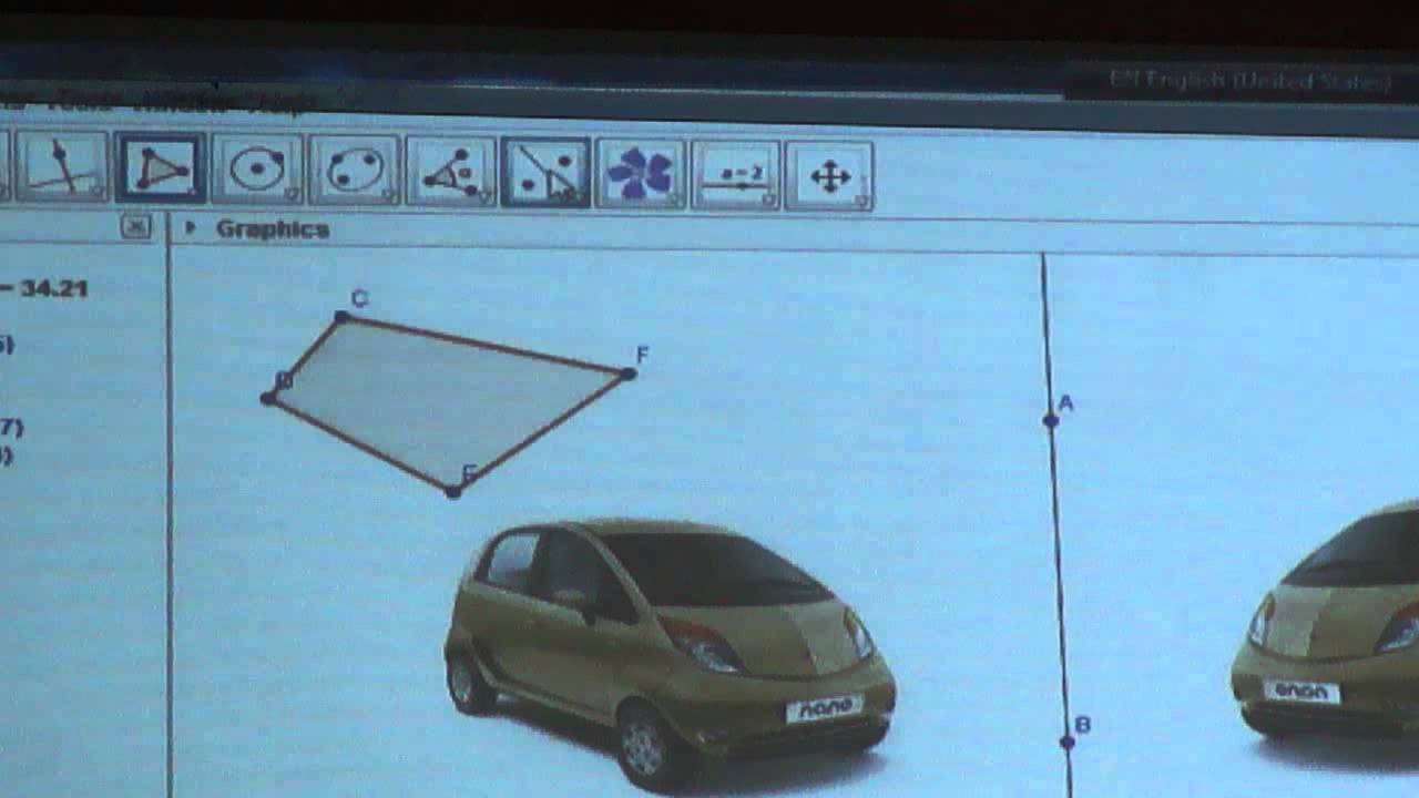 Symmetry using Geogebra-kevin - YouTube
