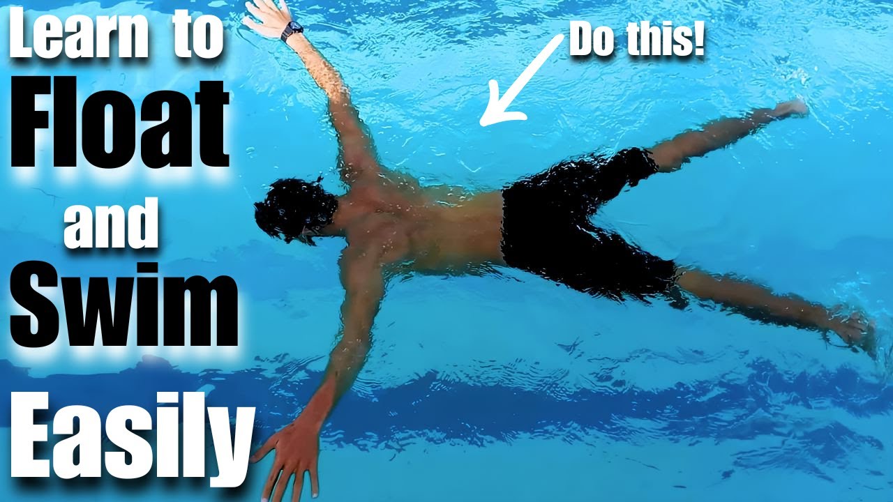 Learn to front float in deep water easily for beginners! - YouTube