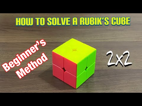 How to solve a 2x2x2 Rubik's Cube (Beginner's Method) - YouTube