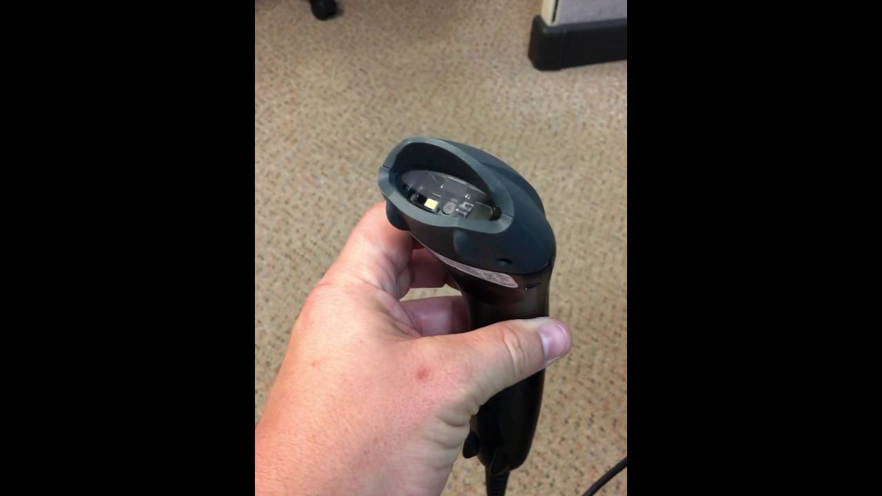 Honeywell 1400g 2 Dimensional Barcode Scanner - YouTube