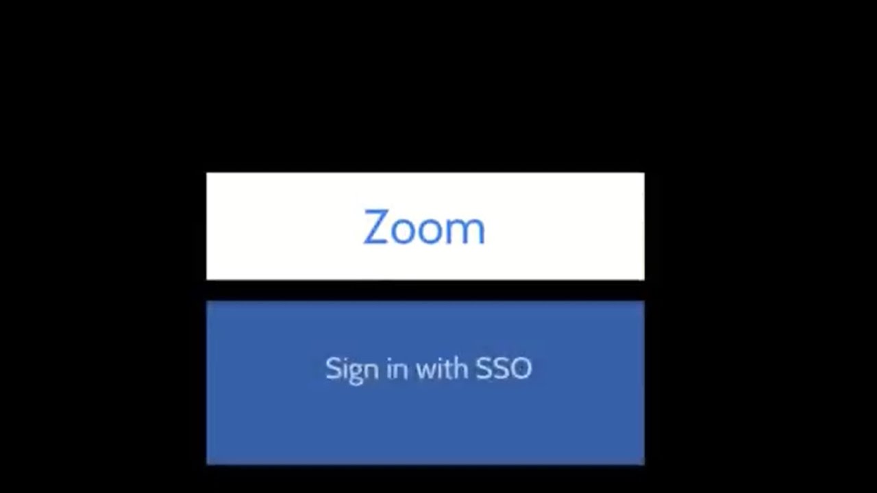 Zoom: Sign in with SSO - YouTube