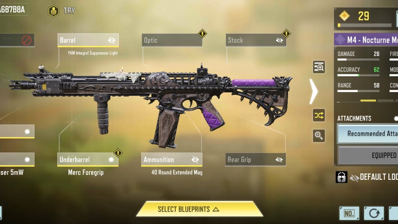 best m4 gunsmith nocturne M4 season9 codmobile meta#codm#codmobile # ...