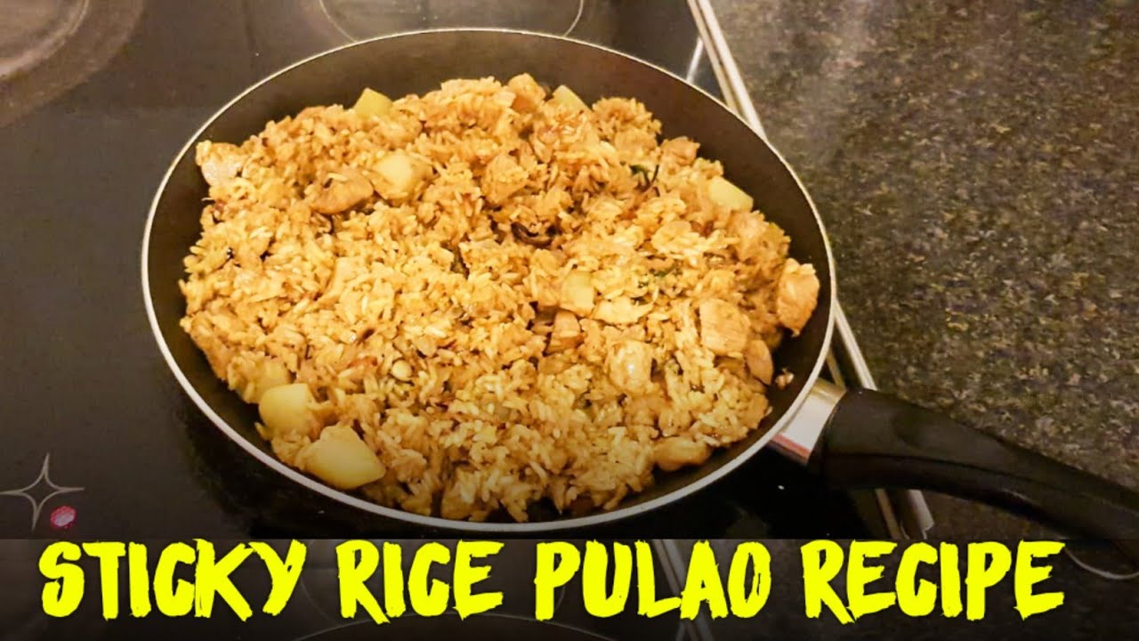 Binni Rice Pulao Recipe | Sticky Rice Pulao Recipe in Bangali Style ...