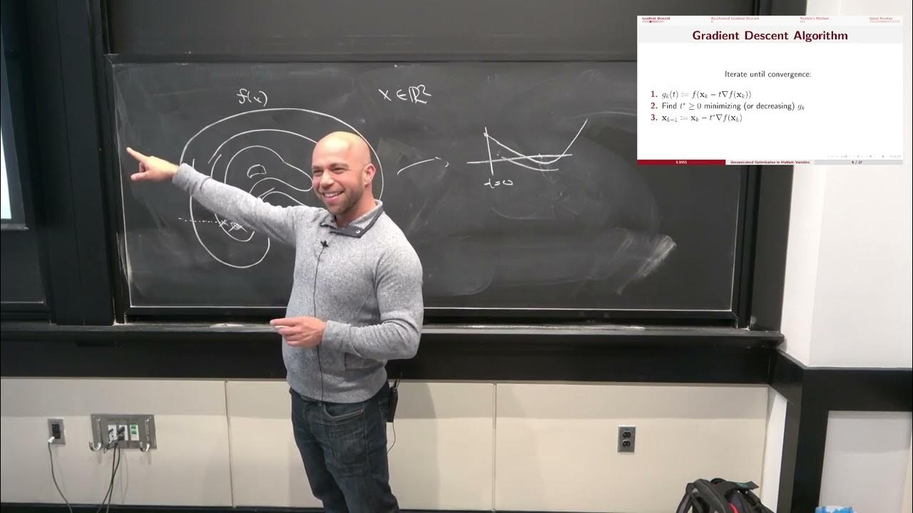 Applied Numerical Algorithms, fall 2023 (lecture 13): Gradient descent, line search - YouTube