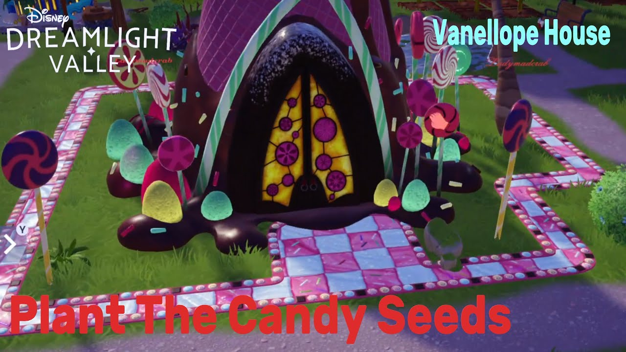 Plant The Candy Seeds + Candy Biome Deco DISNEY DREAMLIGHT VALLEY - YouTube