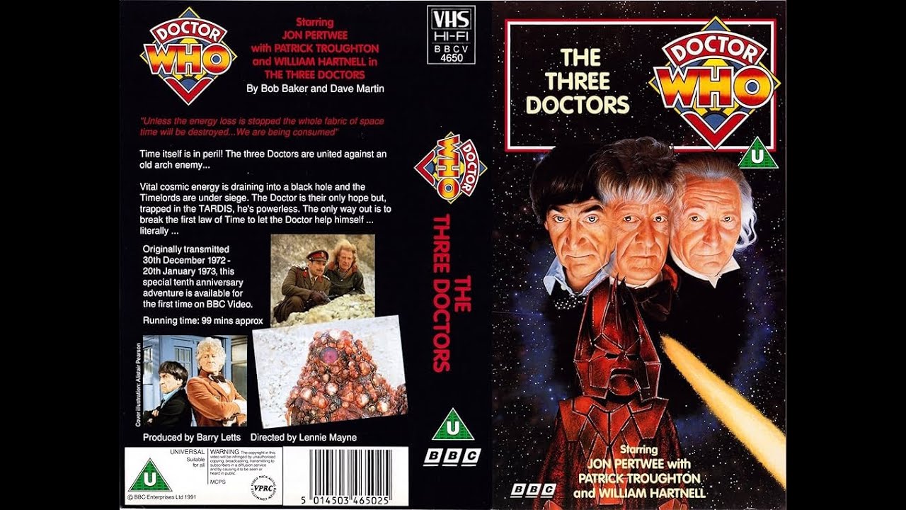 Original VHS Opening and Closing to Doctor Who The Three Doctors UK VHS ...