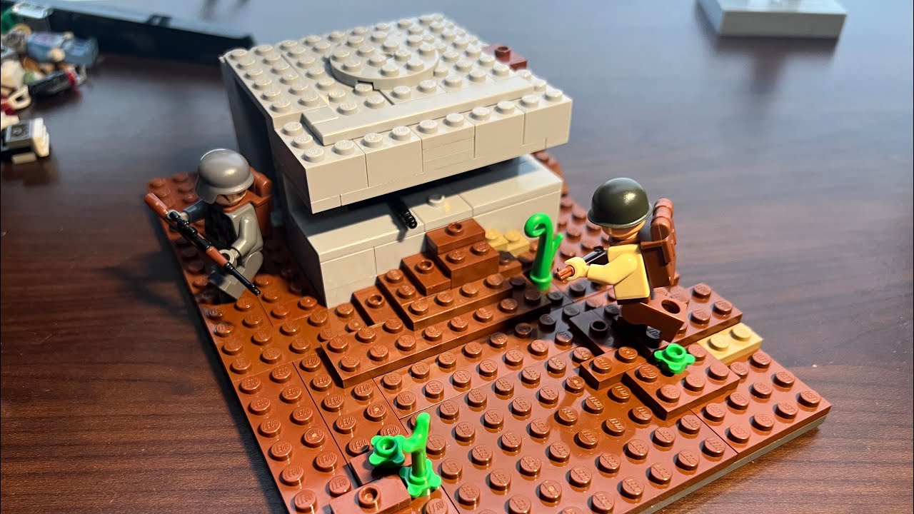 Building a LEGO WWII German Bunker - YouTube