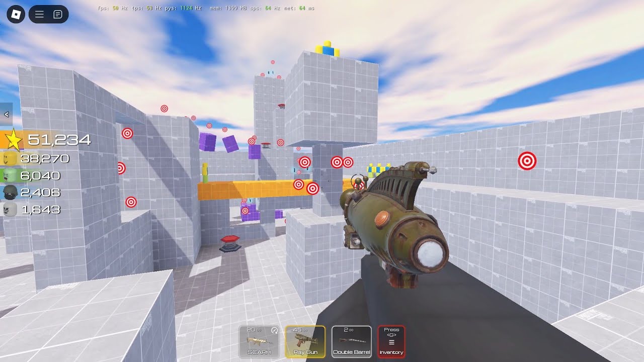 Gun Testing Target Practice Update!! [Roblox] - YouTube
