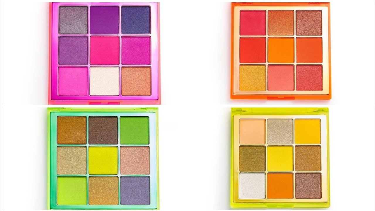NEW MAKEUP | Makeup Revolution Viva Neon Palette Up All Night - YouTube