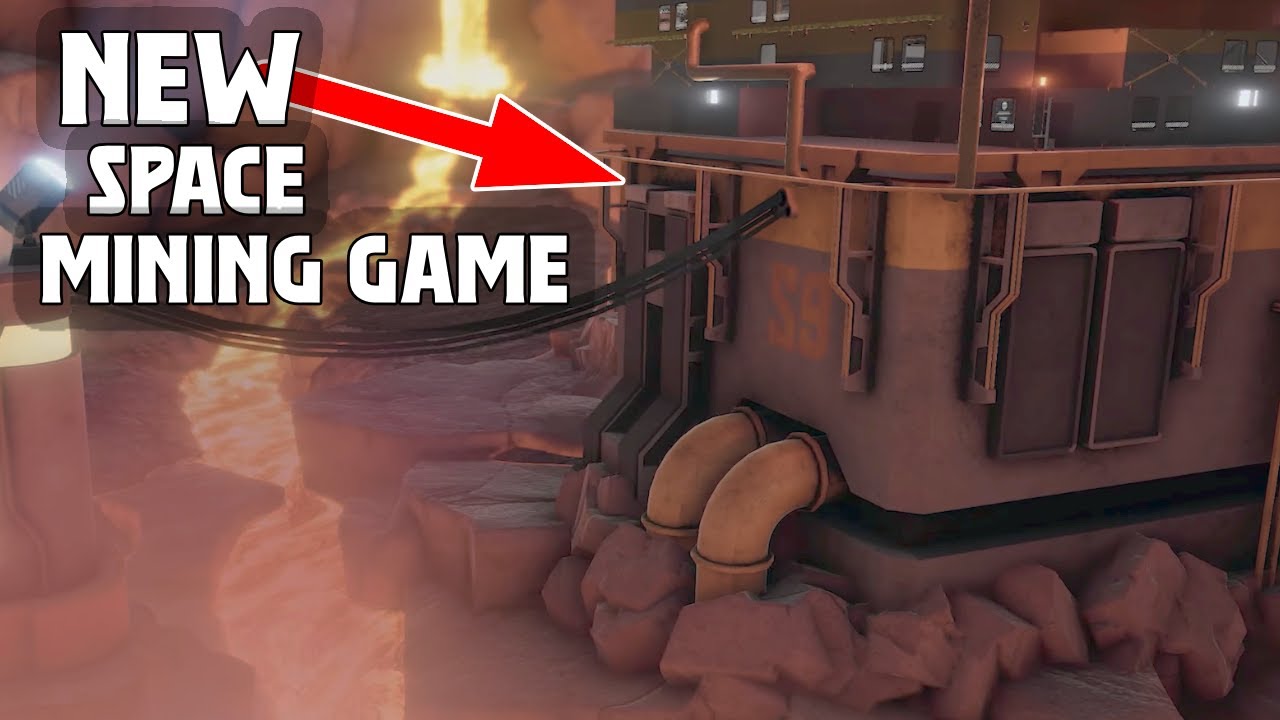 Space Drilling Station first look, let's play Space mining station ...