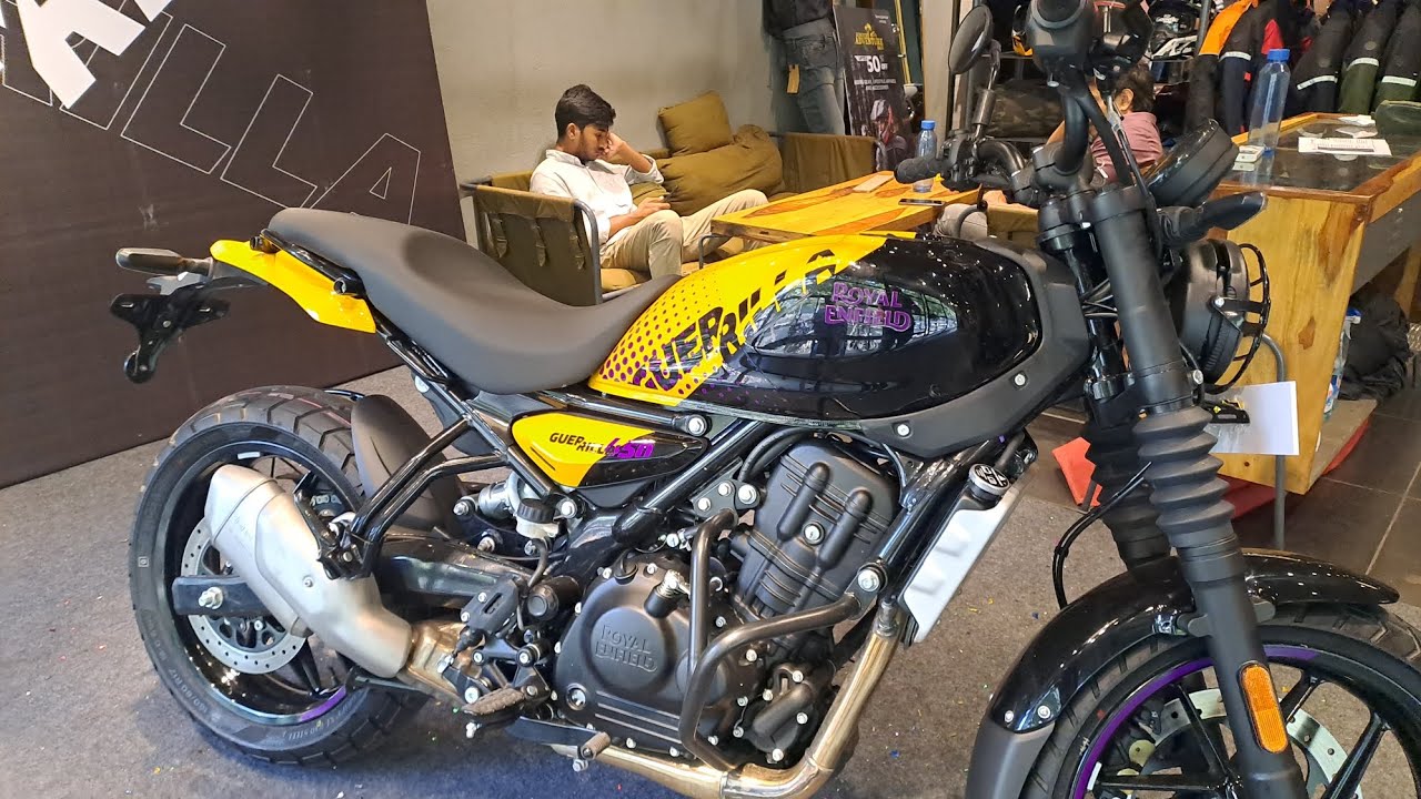 Royal Enfield Guerrilla 450 | Yellow Ribbon | - YouTube