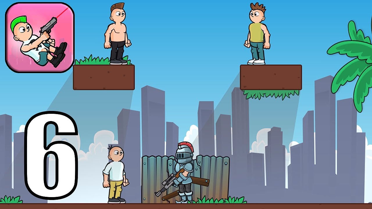 Bullet Bros - Gameplay Walkthrough Part 6 (Android,iOS) - YouTube